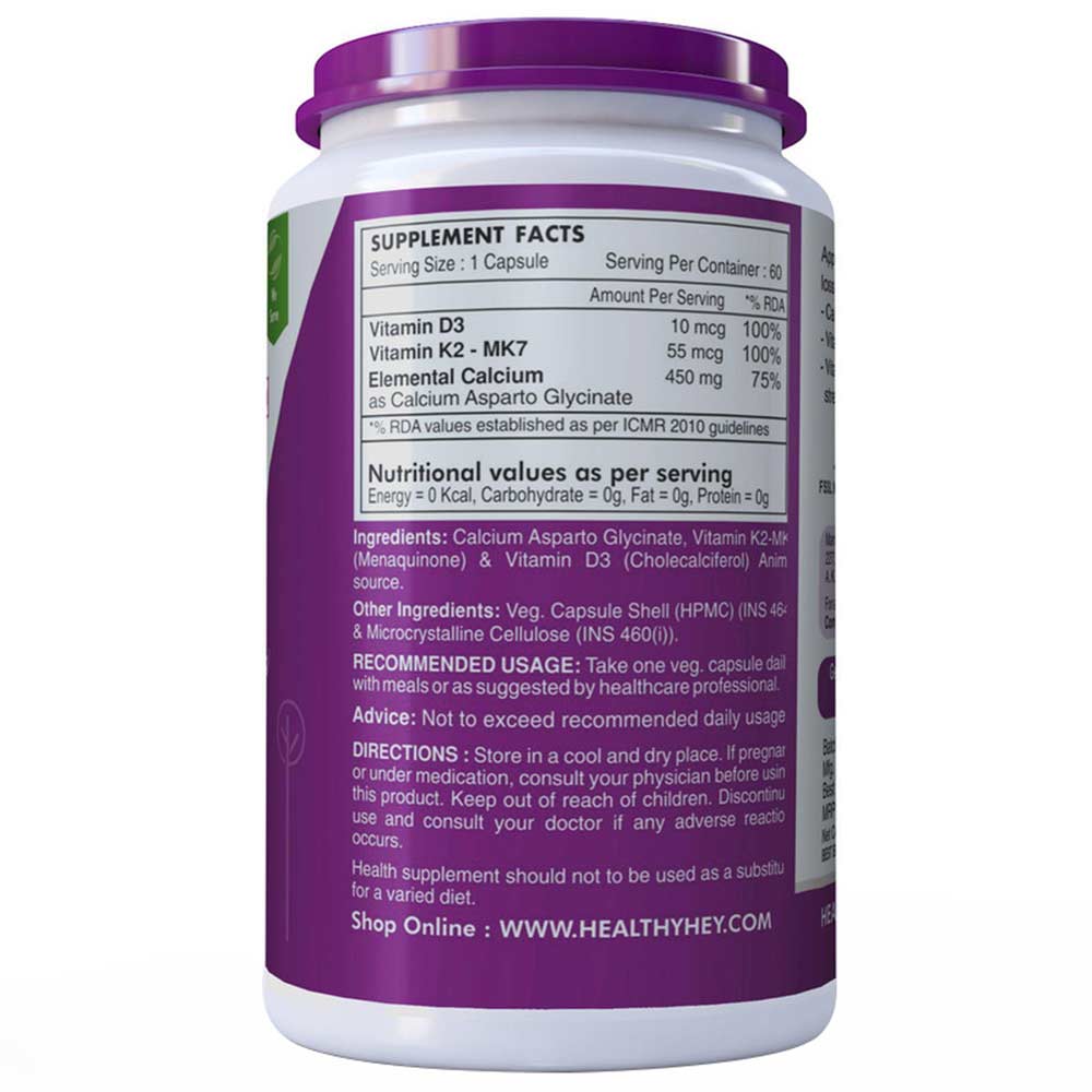 Calcium with D3 & K2 Mk7 at Best Price in India | Healthkart.com
