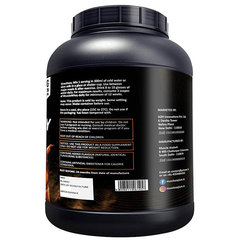 Muscle Asylum Muscle Whey Protein Powder, 2.2 lb Salted Caramel online ...
