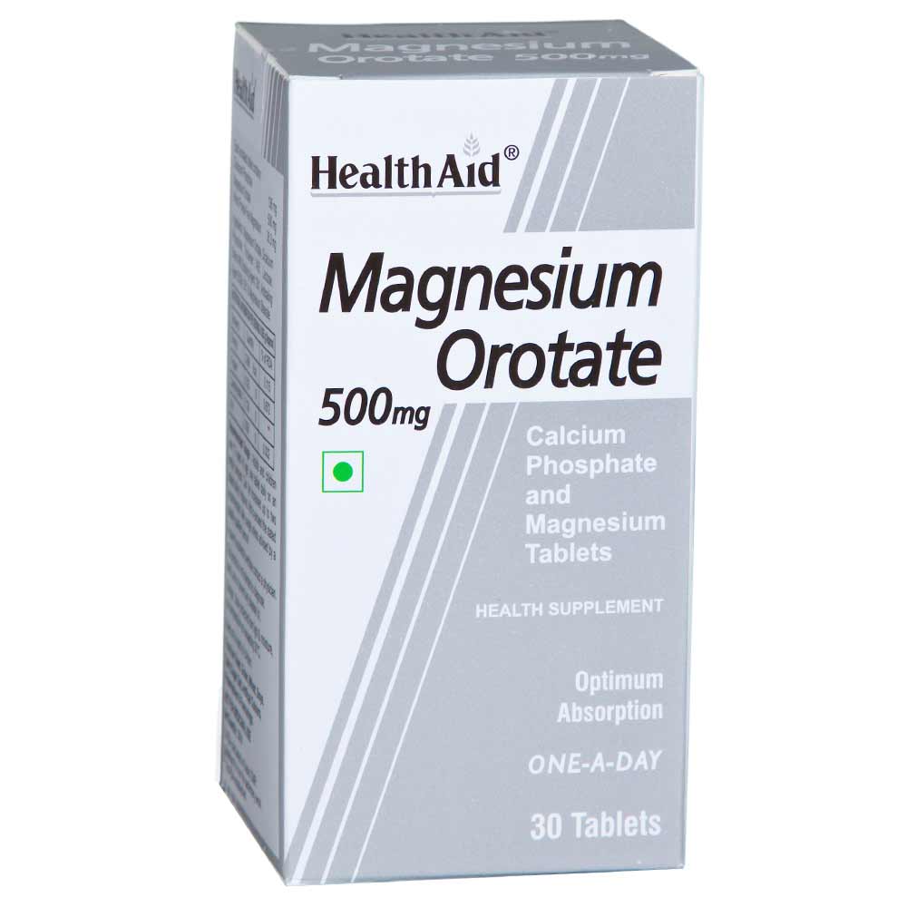Health Aid Magnesium Orotate 500mg 30 tablet(s) online in India ...