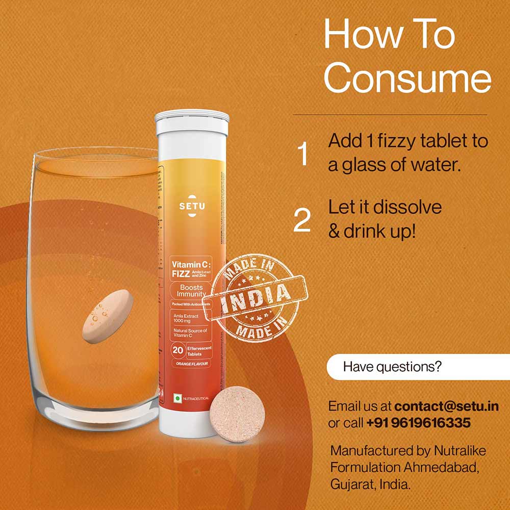 Vitamin C Fizz Amla Extract at Best Price in India | Healthkart.com