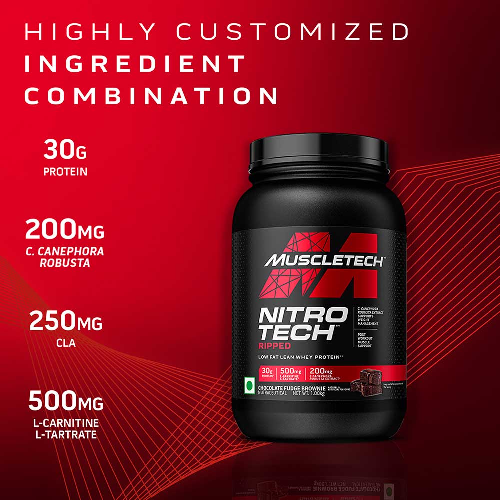 Nitrotech Ripped Low Fat Whey Protein at Best Price in India ...
