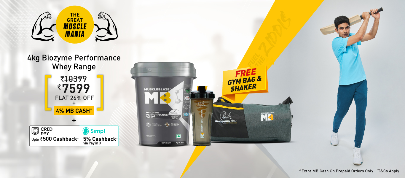 MuscleBlaze - India's Best Bodybuilding & Sports Nutrition Brand