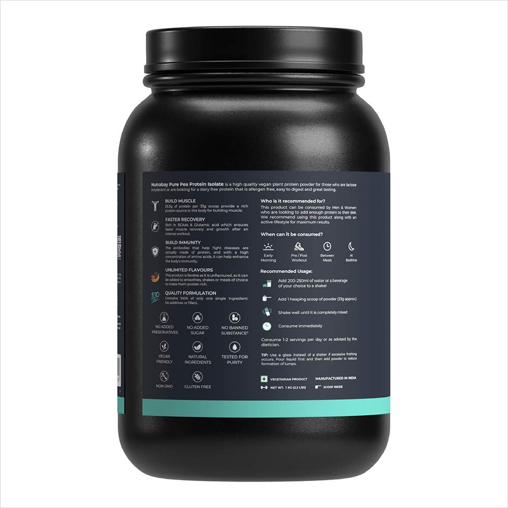 Pure Pea Protein Isolate at Best Price in India | Healthkart.com