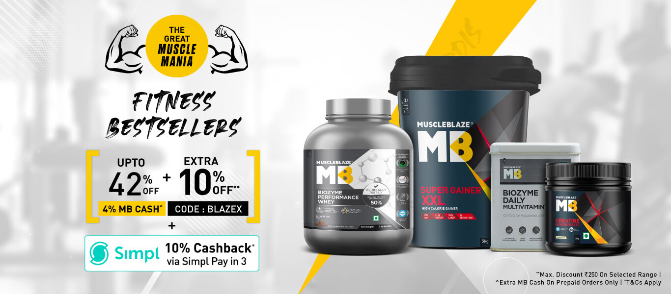 MuscleBlaze - India's Best Bodybuilding & Sports Nutrition Brand