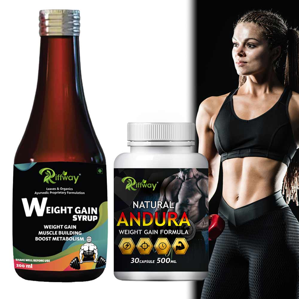 Weight Gain Syrup 200 ml & Natural Andura 30 Capsules Combo at Best ...