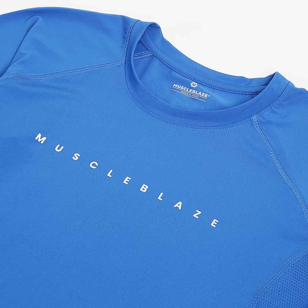 Compression Muscle Tee Full Sleeve Superman Blue • Medium