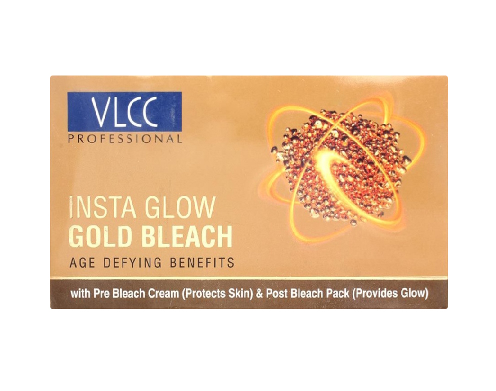 VLCC Insta Glow Gold Bleach, 30 g Fairness at Best Price in India ...